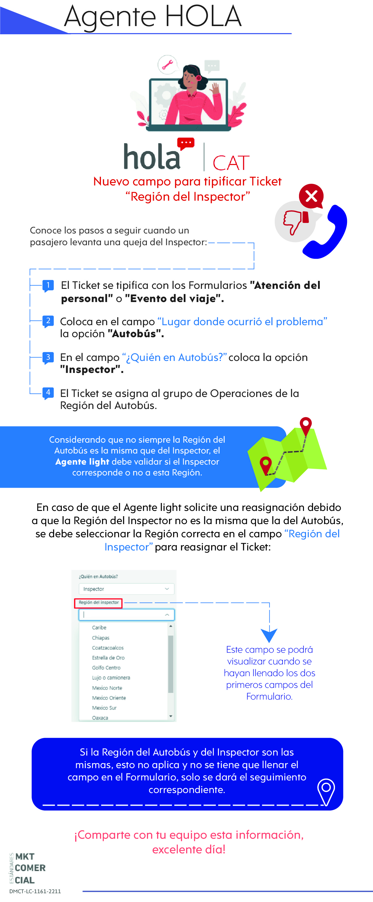 DMCT-LC-1161-2211 ¡HOLA CAT| Región del inspector! – MobilityADO-Interno